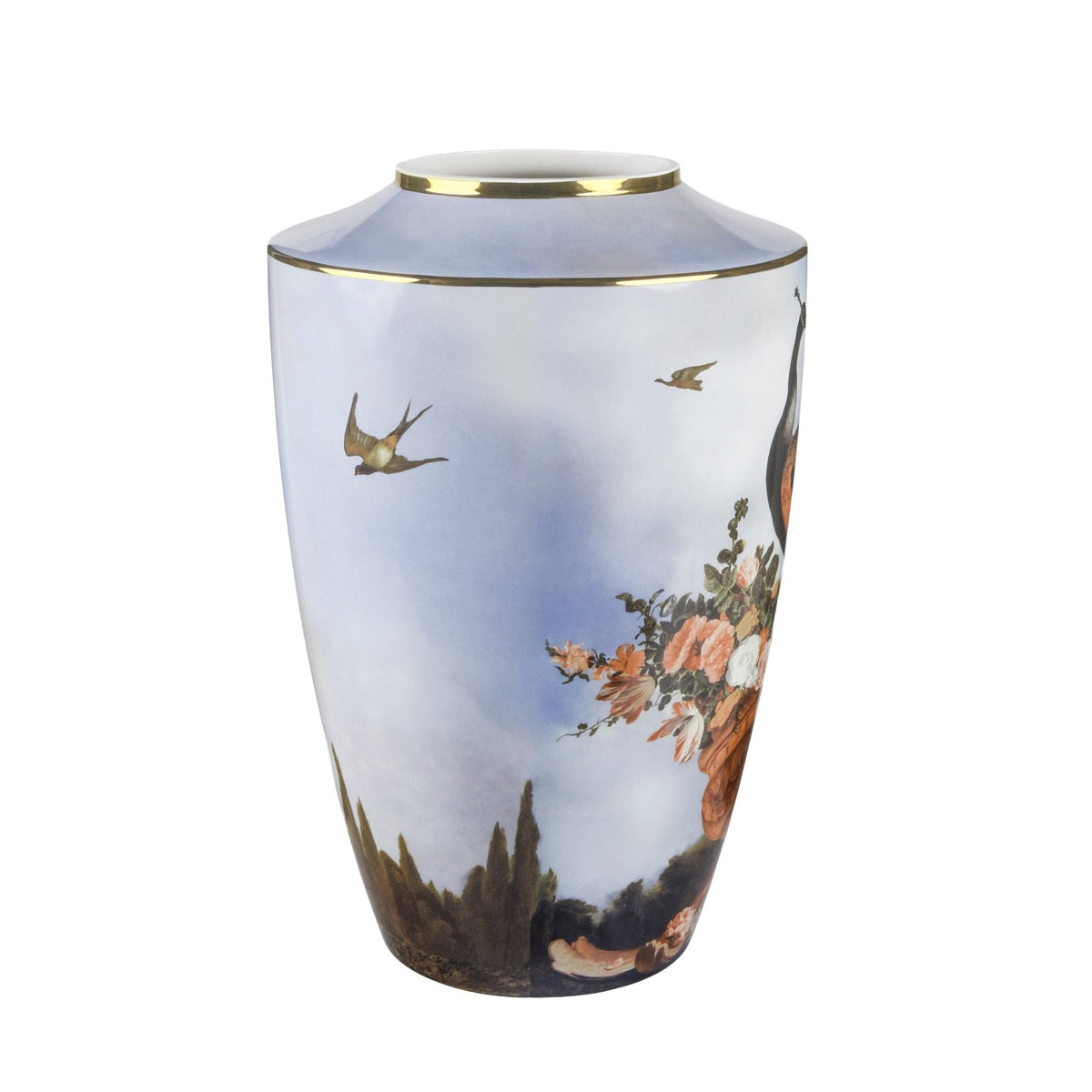 Goebel Melchior de Hondecoeter vase 'Peacock in the castle park' 2026 ...