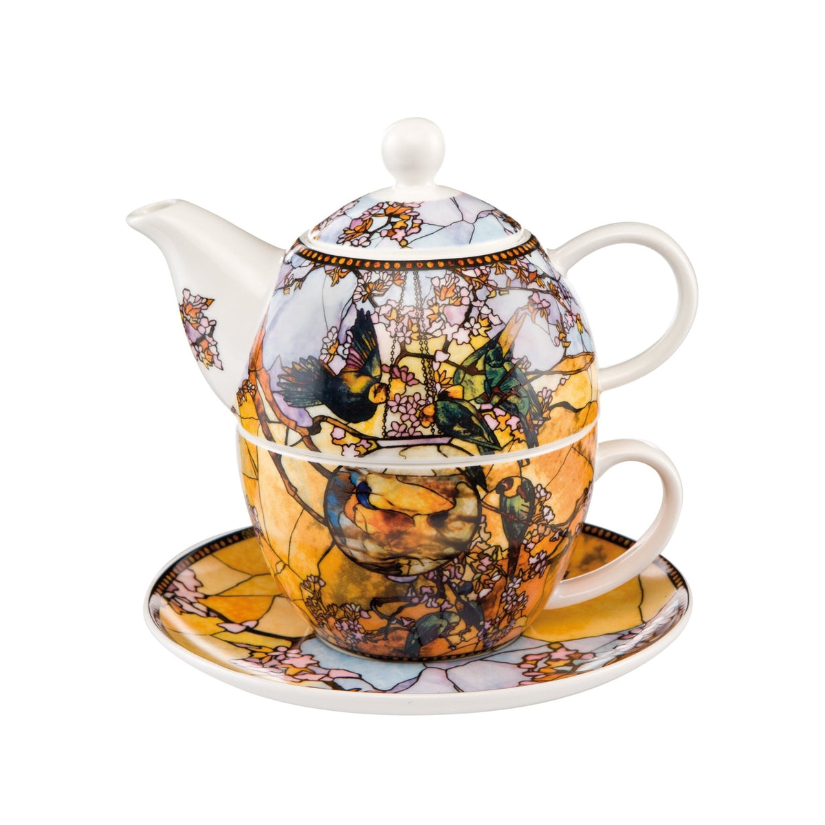 Goebel Artis Orbis Louis Comfort Tiffany 'Parakeet and Tea For One ...